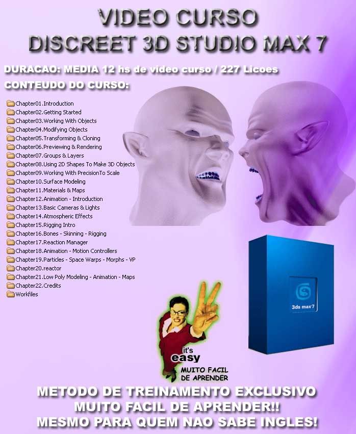 VIDEO CURSO 3D MAX 7 VTC R$30,00