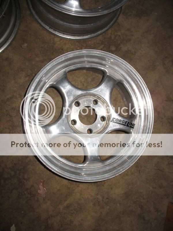 E36 17x9 Forgeline RS Competition Wheels