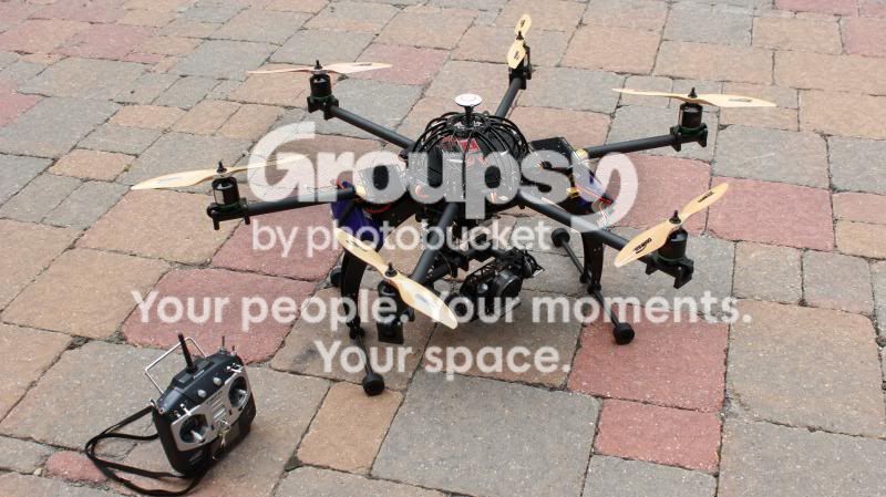 Heavy lift hexacopter frame for sale (custom - one of a kind ...