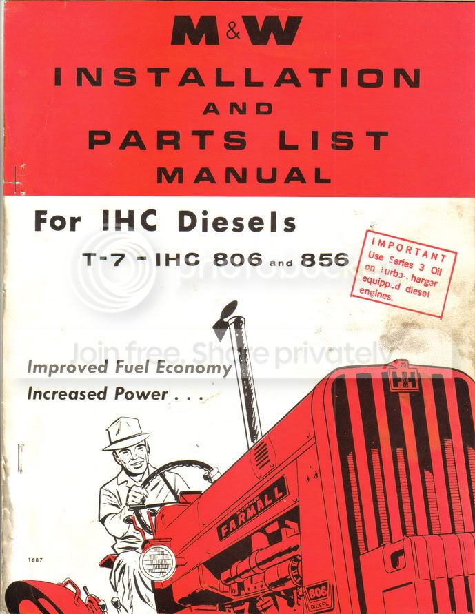 806 and 856 turbo kit - Technical IH Talk - Red Power Magazine Community