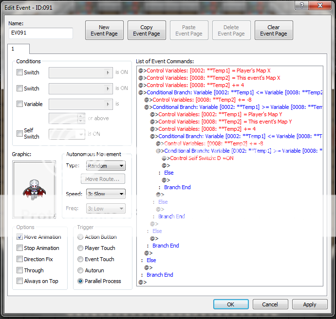 Move Route AI - RPG Maker XP Forum - Neoseeker Forums